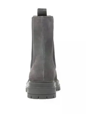 GIANVITO ROSSI 40mm Chester Lug-sole Chelsea Boots - Grey