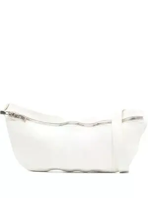 Guidi Leather Shoulder Bag - White