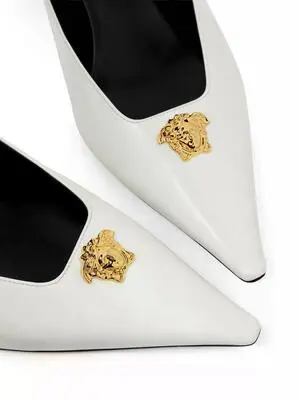 Versace 55mm Medusa Leather Pumps