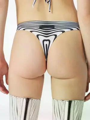 JEAN PAUL GAULTIER Stripes Morphing Bikini Bottom