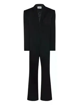 Jean Paul Gaultier Tailored Jumpsuit With Lacing Detail - Black