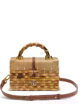 ISLA Eleonora Rattan Shoulder Bag