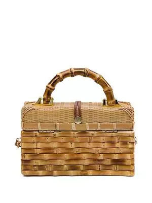 ISLA Eleonora Rattan Shoulder Bag