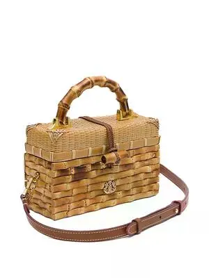 ISLA Eleonora Rattan Shoulder Bag