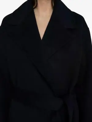 Zadig&Voltaire Belted Wool Blend Coat - Blue