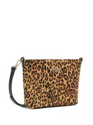 MC2 SAINT BARTH Leopard-pattern Tote Bag With Logo Plaque