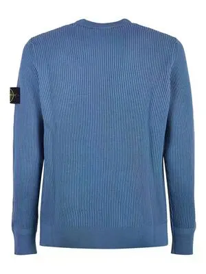 Stone Island Ribbed Logo-patch Sweater