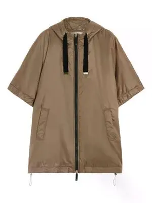 Max Mara Hooded Zip-front Jacket