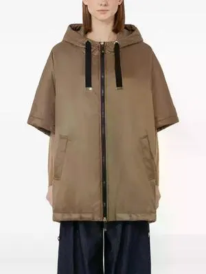 Max Mara Hooded Zip-front Jacket