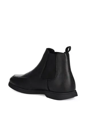 BOSS Panelled Pull-tab Boots