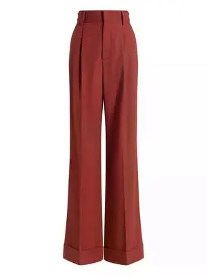 Alberta Ferretti Box Pleat Pants For Women