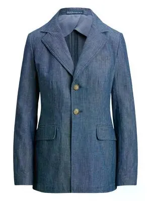 Polo Ralph Lauren Single-breasted Chambray Blazer