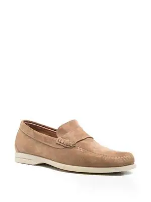 Bally Suede Slip-on Loafers