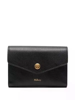 Mulberry Flap Wallet - Black