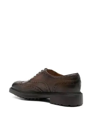 DOUCAL'S Brogue Leather Oxford Shoes