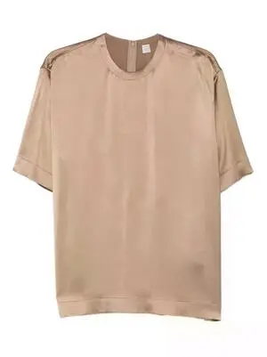 TOTEME Round-neck T-shirt - Brown