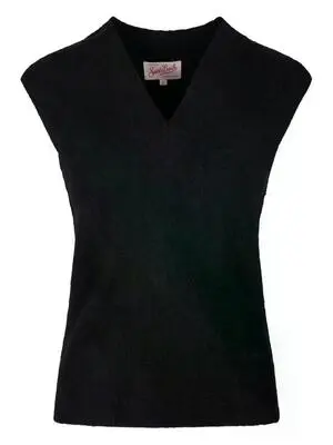 MC2 SAINT BARTH Sleeveless V-neck Top