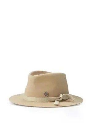MAISON MICHEL André Fedora Hat - Neutrals