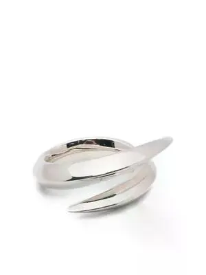 SHAUN LEANE Deco Crossover Ring - Silver