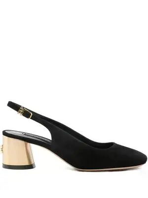 Casadei 60mm Round-toe Pumps
