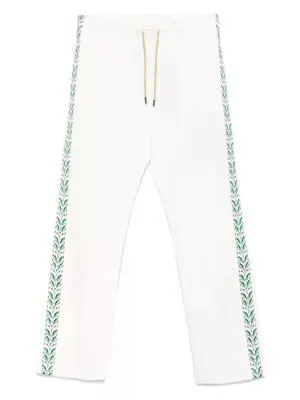 Casablanca Laurel Tape Track Pants - White