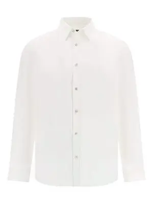 Boggi Milano Point-collar Poplin Shirt - White