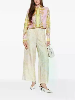 Versace Floral-patterned Trousers