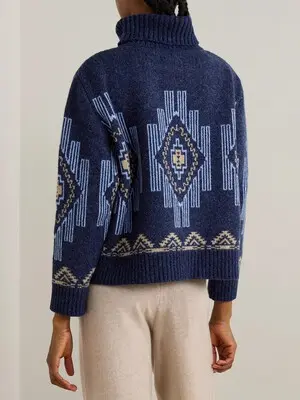 WE NORWEGIANS Kautokeino Jacquard-knit Wool-blend Sweater