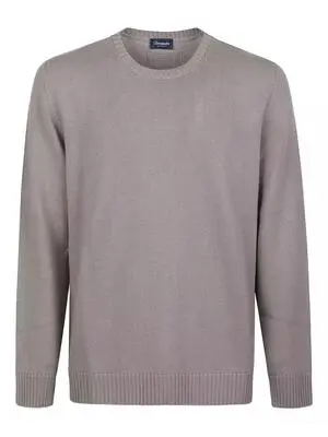 DRUMOHR Ribbed Crew-neck Sweater - Grey