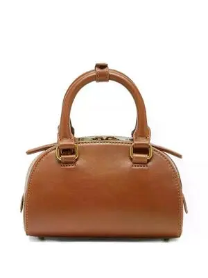 DIESEL® 1dr Dome Embossed Logo Crossbody Bag - Brown