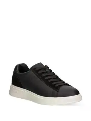 BOSS Lace-up Sneakers With Suede Panels