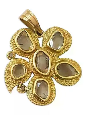 Coomi 20k Yellow Flower Pendant - Gold