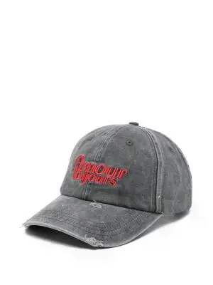 CARNE BOLLENTE Embroidered Cap Hat - Grey