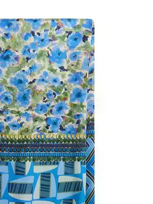Malìparmi Floral Geometric-pattern Scarf