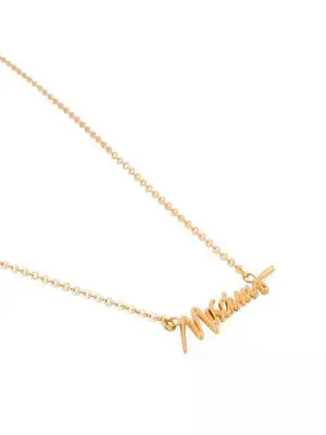 Moschino Logo-pendant Necklace