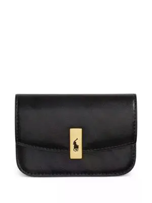 Polo Ralph Lauren Logo-plaque Leather Wallet - Black