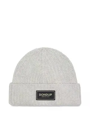 DONDUP Logo-patch Beanie - Grey