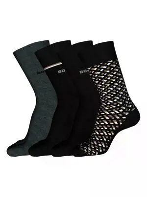 BOSS Cotton-blend Crew Socks - Black