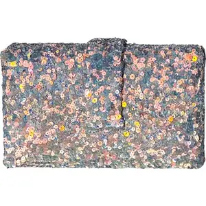 SIMITRI Sequin Clutch - Orange