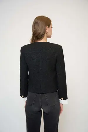 Central Park West Daphne Cuff Detail Jacket