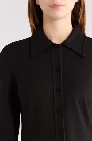 FAVORITE DAUGHTER Call Me Back Button-up Blouse
