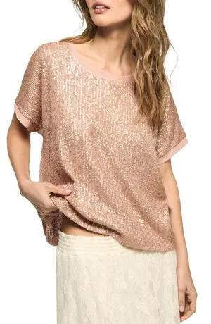 Lucky Brand Sequin T-shirt