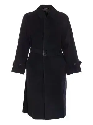 Auralee Belted Buttoned Coat
