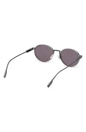 Zegna 52mm Oval Sunglasses