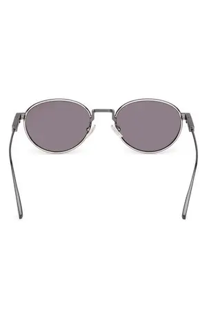 Zegna 52mm Oval Sunglasses