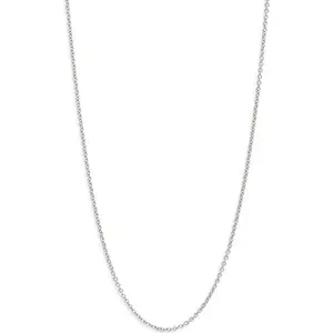 NASHELLE Adjustable Chain Necklace - Sterling Silver