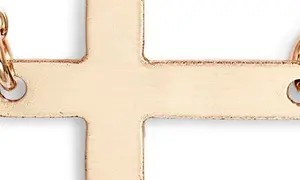 NASHELLE Cross Pendant Necklace - Gold Fill