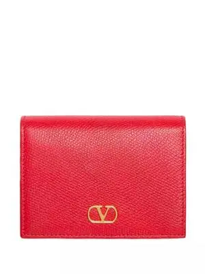 Valentino Garavani V-logo Signature Wallet - Red