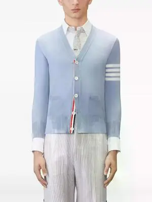 Thom Browne Merino Wool 4-bar Cardigan