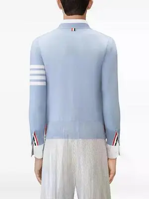 Thom Browne Merino Wool 4-bar Cardigan
